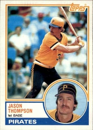 Amazon.com: 1983 Topps Baseball Card #730 Jason Thompson Mint ...