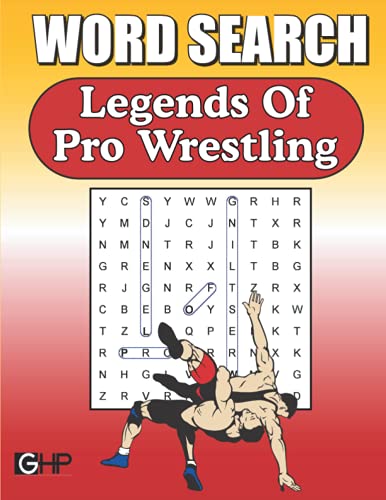 Legends Of Pro Wrestling Word Search: Fun & Unique Word Find Puzzle ...