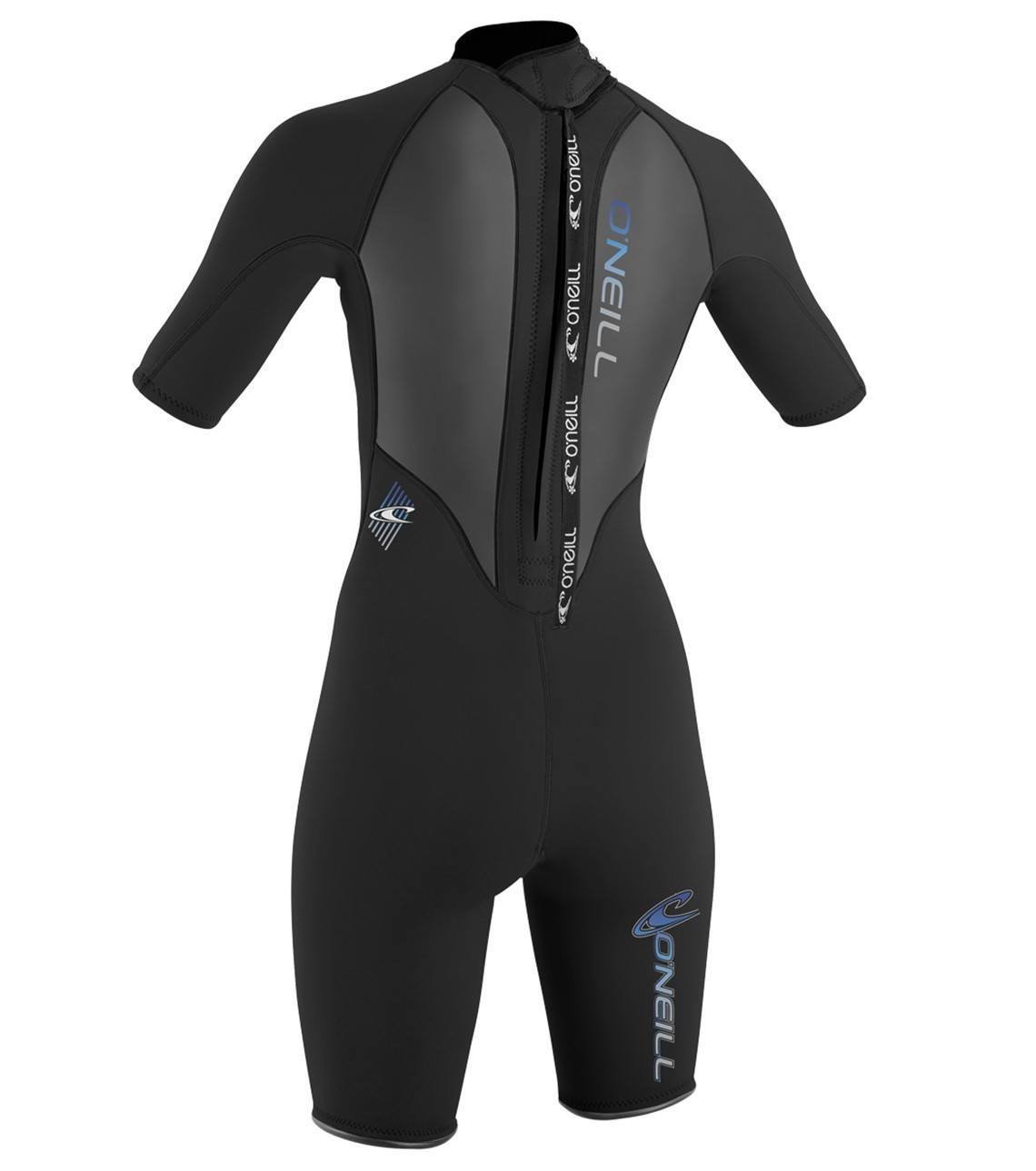 O'Neill Women's Reactor 2mm Short Sleeve Back Zip Spring Wetsuit - BSA Soar