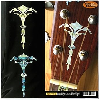 Amazon.com: Inlay Sticker Decal for Ukulele Headstock - Torch (2 Colors ...