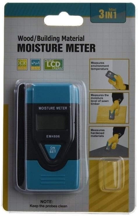 CABLE TRACKER Portable Wood Moisture Meter Detector Humidity Meter Damp ...