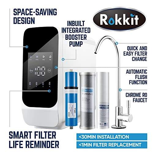 Reverse Osmosis System, 600 GPD Tankless RO Water Filter System, 2:1 ...