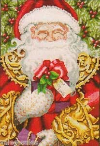 Amazon.com: Mirabilia Counted Cross Stitch Chart Pattern - Santa : Arts ...