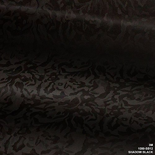 3M 1080 SB12 Shadow Black 5ft x 6ft (30 sq/ft) Car Wrap Vinyl Film in ...