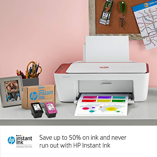 HP DeskJet 2732 Wireless All-in-One Compact Color Inkjet Printer ...