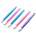 Amazon.com : 6pcs Professional Plastic Handle Hard Rubber Tipped Nail ...