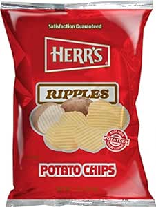 Amazon.com: Herr's - Ripple Potato Chips, Pack of 42 bags