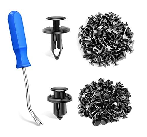 GOOACC 150 pcs Push-Type Bumper Fasteners Rivet Clips-2 Sizes Universal ...
