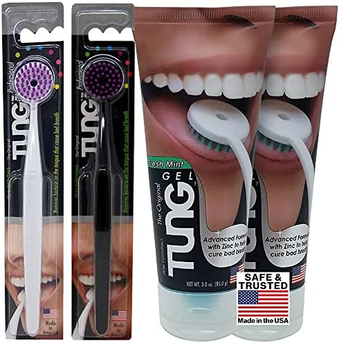 2 Tung Brush & 2 Gel Tongue Cleaner Partner Pack price in Saudi Arabia ...