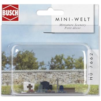 Amazon.com: Busch 6049 Cemetery Kit HO Scale Scenery Kit: Toys & Games