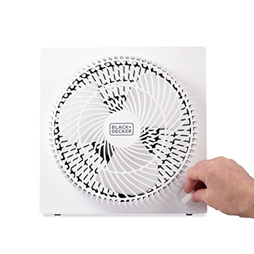 BLACK+DECKER Mini Box Fan – Tabletop Quiet 9 Inch Desk Box Fans ...