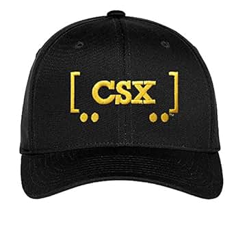 Amazon.com: Daylight Sales CSX Boxcar Logo Embroidered Hat [hat222 ...