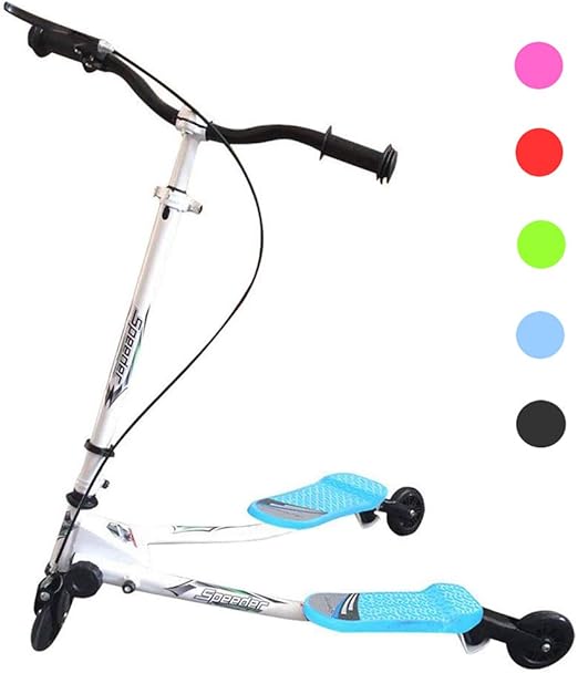 Y Flicker Scooter, Swing Wiggle Scooter, Adjustable 3 Wheels Foldable ...