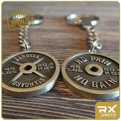 Amazon.com: No Pain No Gain Fitness Keychain For Bodybuilding ...
