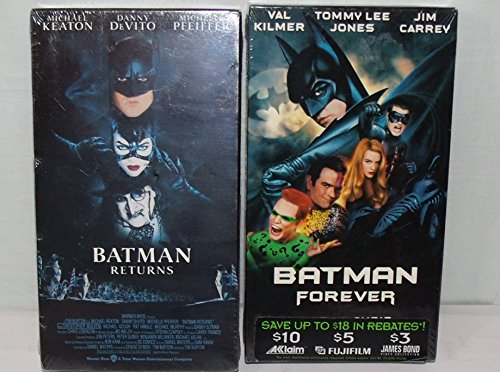 Buy Warner Brothers Two Batman VHS movie Bundle, Includes: Batman ...