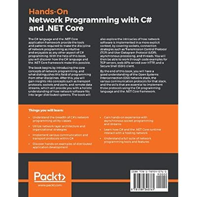 Buy Hands-On Network Programming with C# and .NET Core: Build robust network applications with ...