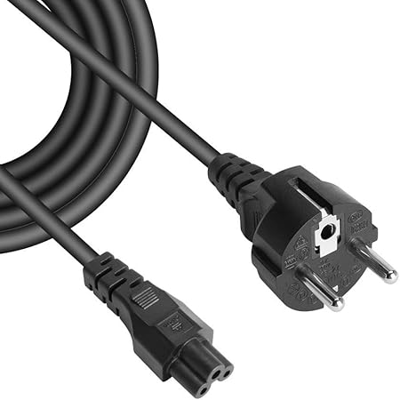 HKY 2 Pack Netzkabel Extra Lang 2M für Notebook: Amazon.de: Elektronik