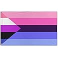 Amazon.com : Genderfluid Omnisexual Pride Flag 3x5Fts - LGBTQIA+ Gender ...