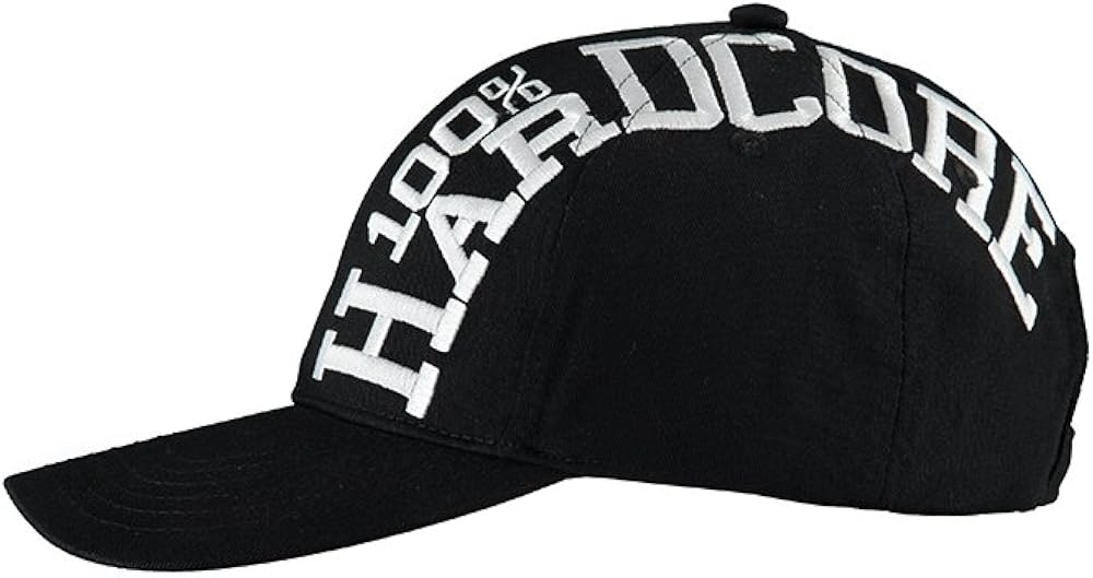 Cap 100% HARDCORE "ALLOVER" Kappe Cappy Mütze Totenkopf Gabber ...