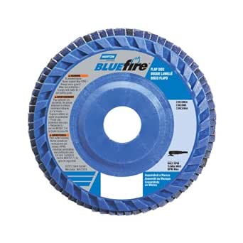 Norton BlueFire R884P Type 27 Flat Flap Abrasive Disc, 7/8" Arbor ...