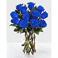 Amazon.com : Farm Direct Fresh Blue Roses. | 24 Fresh Blue Rose Bouquet ...