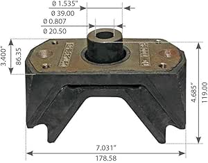 Amazon.com: Fortpro Motor Mount Compatible with International-Navistar ...