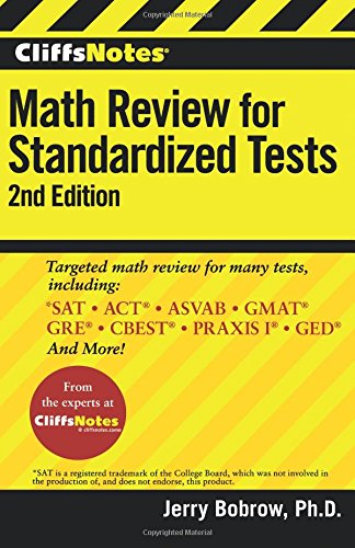 Amazon.com: CliffsNotes Math Review for Standardized Tests, 2nd Edition ...