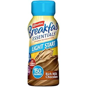Amazon.com : Carnation Breakfast Essentials Light Start Ready-to-Drink ...
