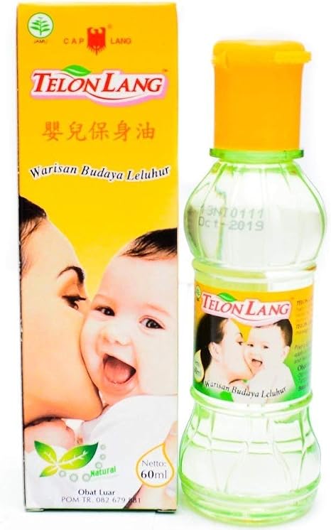 Amazon.com: Cap Lang Minyak Telon (Telon Oil) - 2.12oz [ 12 units ...