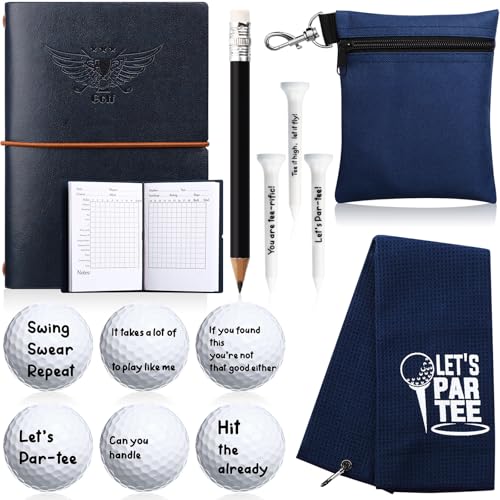 Lunmon 13 Pcs Funny Golf Accessories Kit Include Golf Balls Tees Pouch ...