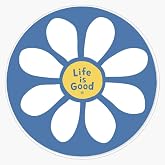 Amazon.com: Life is Great More Than Good Sticker Decal Vinyl Bumper ...