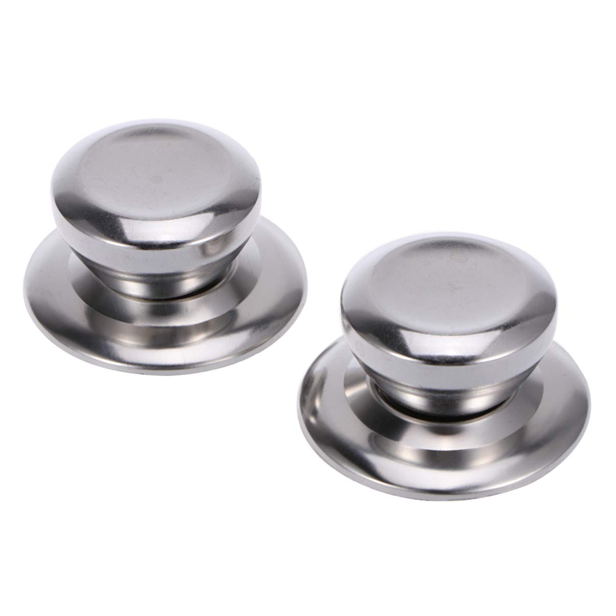 Buy BESTONZON 2Pcs Universal Pot Knob Stainless Steel Replacement ...