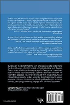 New Testament Exegesis: A Handbook for Students and Pastors(3rd Edition ...