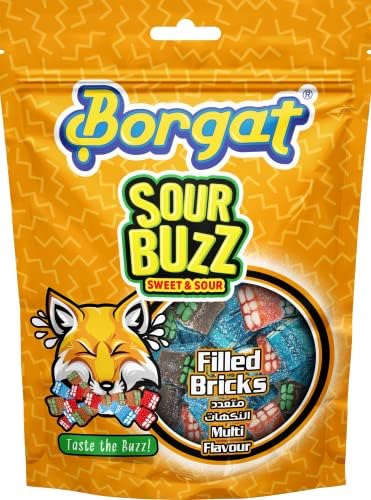 Borgat Sour Buzz Multi Flavour Candy Standup Gummy Candy Pouch 75 g ...