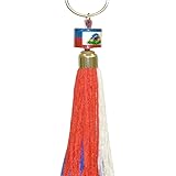 Amazon.com : Trinidad Mini Small Flag Ring Tassel - 3 Pieces : Sports ...