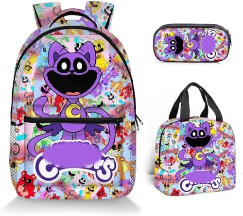 سعر Smiling Critters Series,Smiling Critters Anime Backpacks,3-piece ...