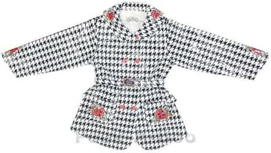 Amazon.com | Kidorable English Roses Raincoat, Houndstooth, 4T | Boots