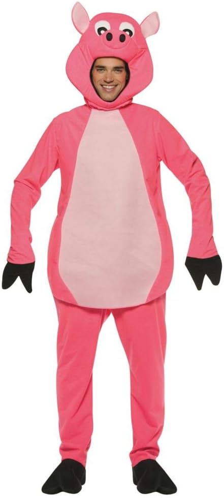 Adult Pig Fancy Dress Farm Animal Costume (STD): Amazon.co.uk: Toys & Games