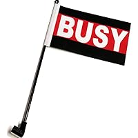 Amazon.com: Paraflags Small Busy Desk Flag with Flag Up Flag Down Flip ...