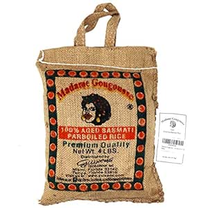 Amazon.com : Madame Gougousse 100% Aged Basmati Parboiled Rice 4 LBS ...
