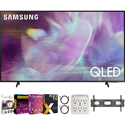 Samsung QN55Q60AA 55 Inch QLED 4K UHD Smart TV (2021) Bundle with ...