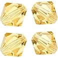 Amazon.com: 100pcs Adabele Austrian 4mm (0.16 Inch) Small Faceted Loose Bicone Crystal Beads ...