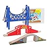 On Track USA Bridge Accessory Train Set: Suspension, Overpass and Arch ...