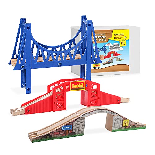 On Track USA Bridge Accessory Train Set: Suspension, Overpass and Arch ...