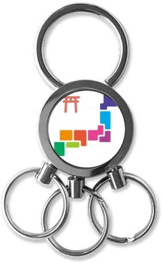 Temple Japanese Traditional Customs Tokyo Stainless Steel Metal Key ...