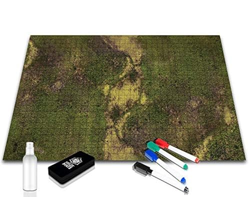 Battle Grid Game Mat - Ultra Durable Polymer Material - Role-Playing ...