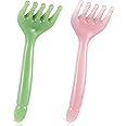 Amazon.com: Nogeqi 2 Pcs Resin Massage Comb, Scalp Scraper Comb ...
