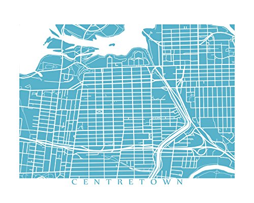 Amazon.com: Centretown Map Print - Ottawa Poster: Handmade