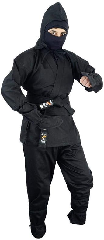 Martial Arts Black Full Ninja Uniform: Amazon.co.uk: Clothing
