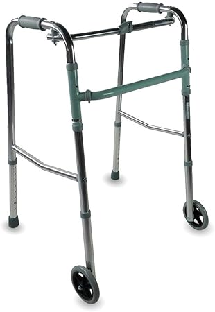 Rollator | 2 Räder | Höhenverstellbar | Aluminium |Gehhilfe Bequem ...